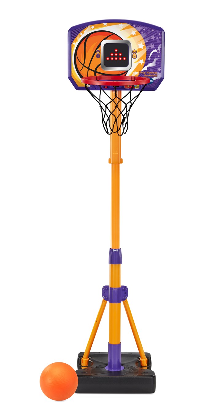 VTech Hoop Madness Adjustable Preschool Basketball Hoop