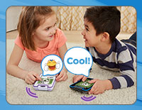 VTech® KidiBuzz™ 3 Purple Smart Device, KidiCom Chat™ & Close-Up Lens