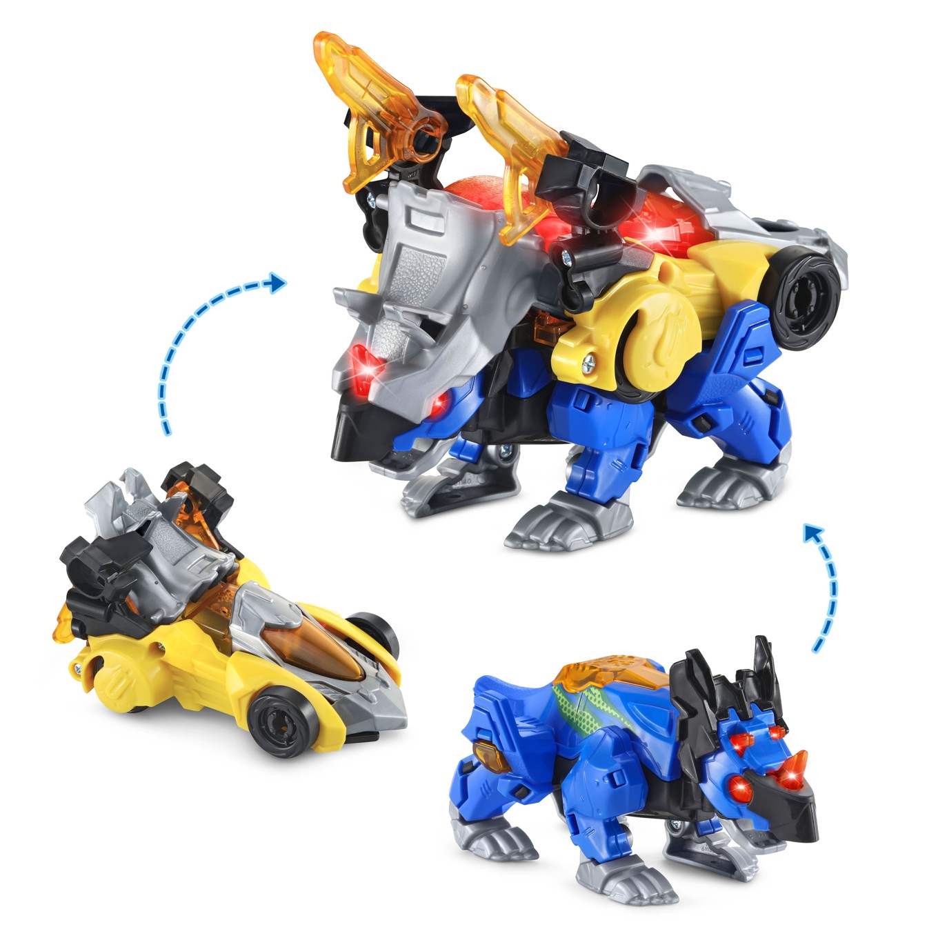 VTech Switch & Go Boost Titan the Triceratops Transforming Dino