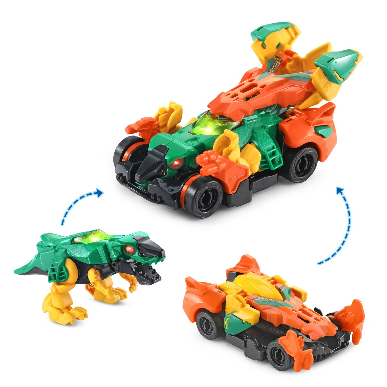 VTech Switch & Go Boost Turbo the T-Rex Transforming Dino