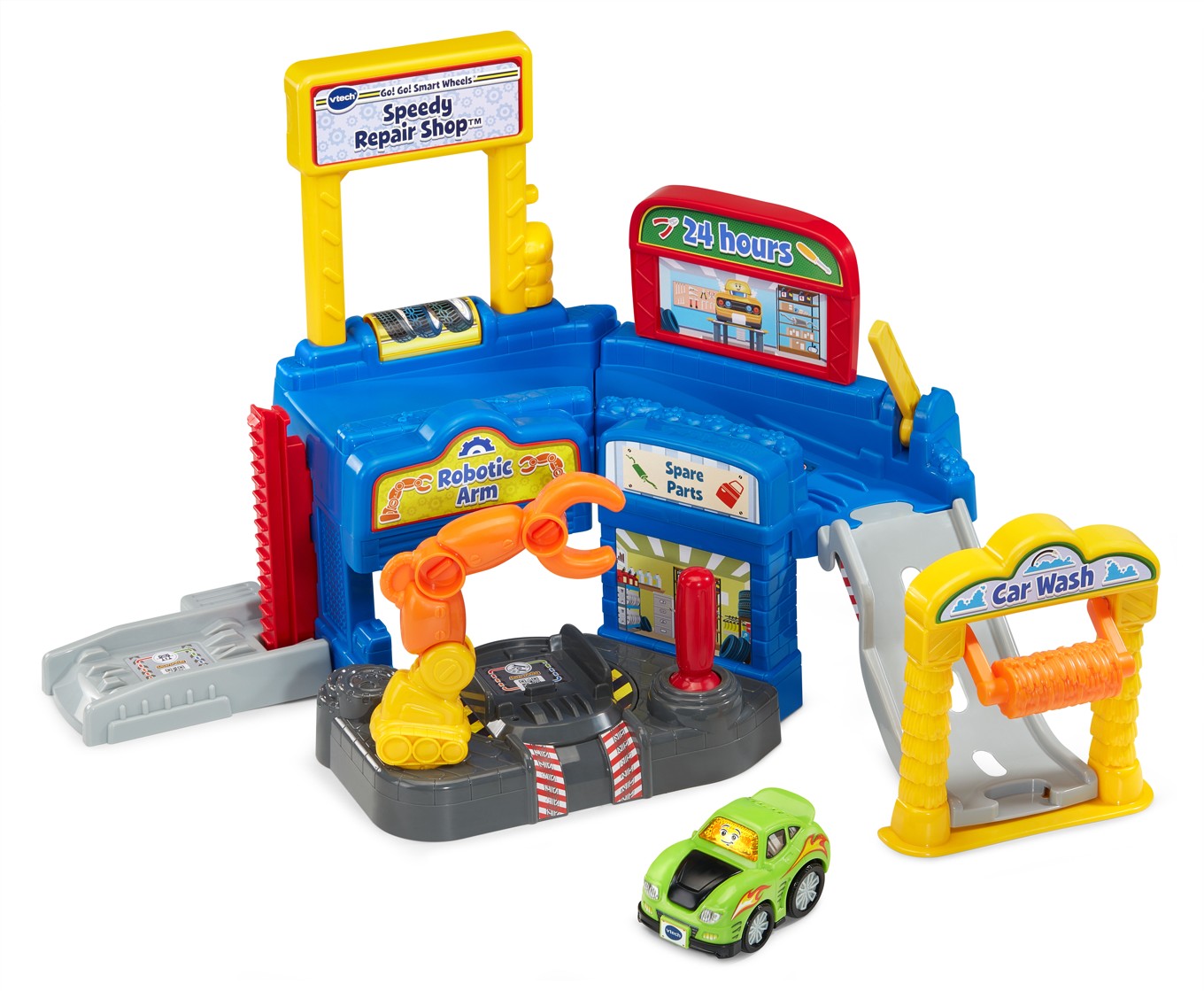Go! Go! Smart Wheels Speedy Repair Shop With Race Car