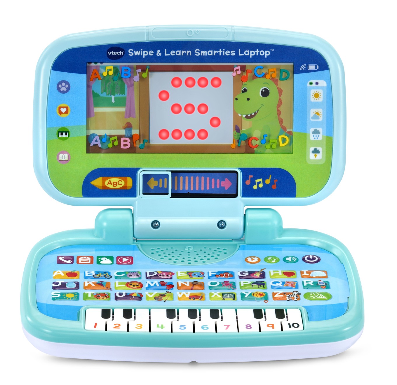 VTech Swipe & Learn Smarties Laptop With Piano Keys & Music