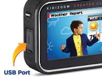 VTech KidiZoom Creator Cam HD Video Kids' Digital Camera, Green Screen