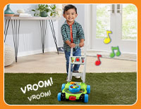 Pop & Spin Mower Role-Play Lawn Mower, VTech