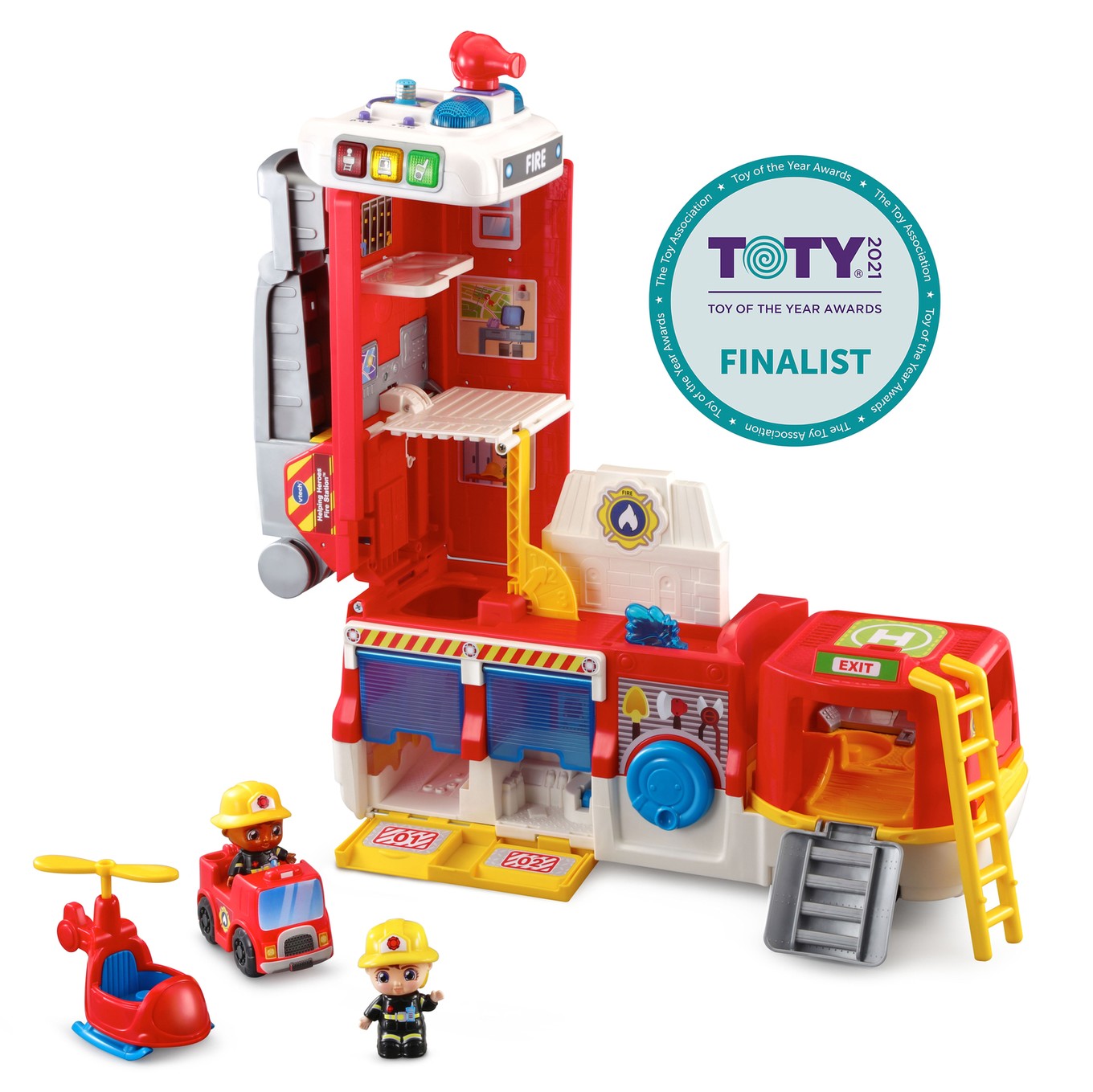 VTech® Helping Heroes Fire Station™ Playset With Two Firefighters