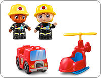 VTech® Helping Heroes Fire Station™ Playset With Two Firefighters