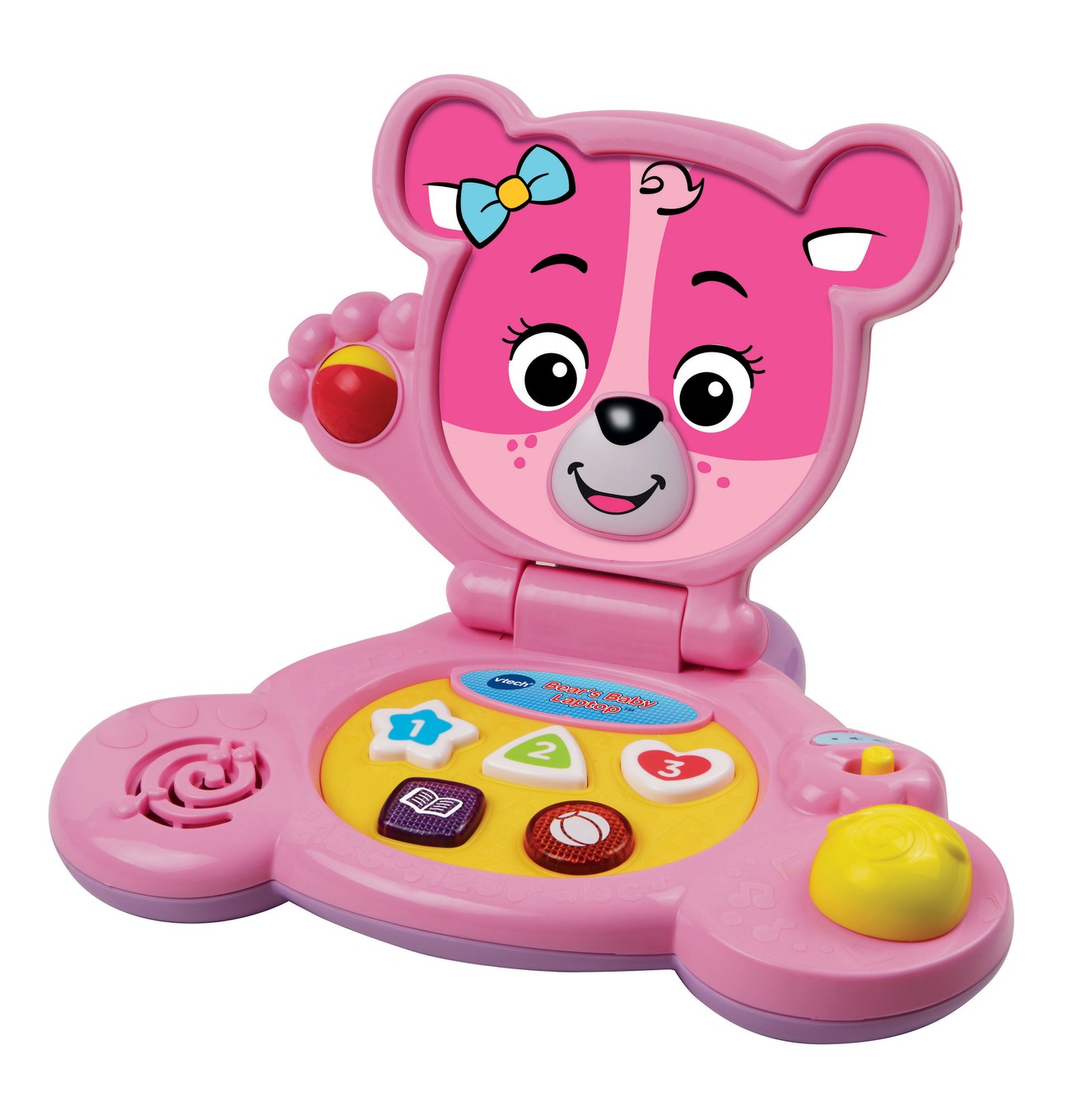 Bear's Baby Laptop Pink | Infant Learning Toy | VTechkids.com